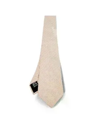 Valentino Garavani Silk Chevron Pattern Neck Tie
