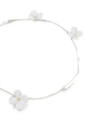 Marni Enamel Daisy Necklace