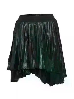 ISABEL MARANT VINTAGE Tiered Asymmetric Skirt - Black