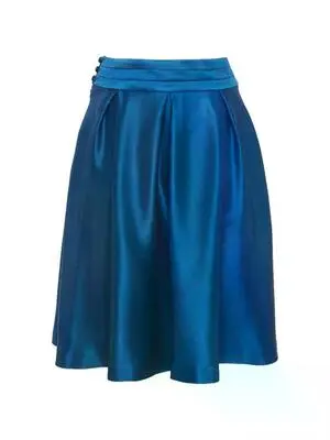 Celine Pleated A-line Mini Skirt