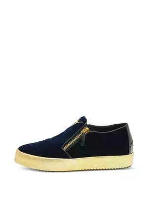 GIUSEPPE ZANOTTI Frankie Side-zip Sneakers - Blue