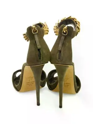 GIUSEPPE ZANOTTI Embellished Ankle Strap Sandals