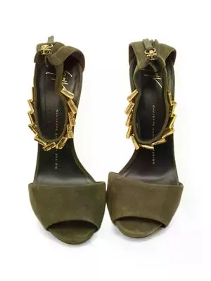 GIUSEPPE ZANOTTI Embellished Ankle Strap Sandals
