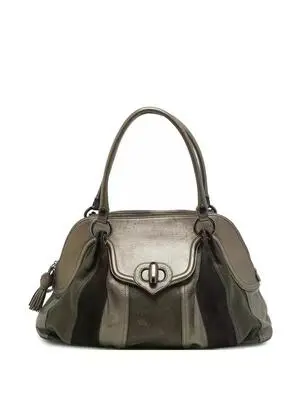 Moschino Tassel Shoulder Bag - Silver
