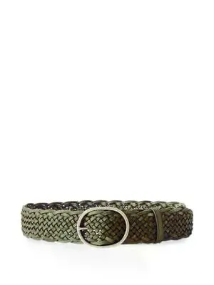 Dragon Diffusion Woven Leather Belt