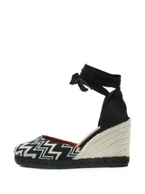 Missoni Chevron Espadrilles - Black