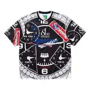 Supreme X La Martina Ss26 Soccer Jersey - Black