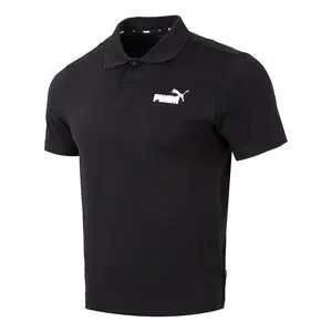 PUMA Pique Garden Polo Shirts - Black