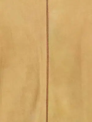 Hermès Suede Leather-trim Dress