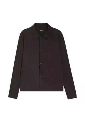 BOSS Dark Press-stud Fastening Jacket