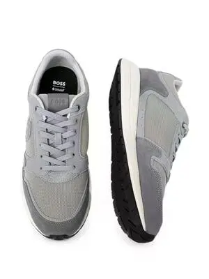 BOSS Panelled Logo Patch Sneakers