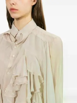 Comme Des Garçons Ruffled Blouse