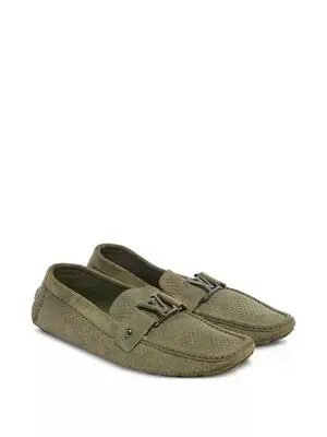 LOUIS VUITTON Monte Carlo Loafers In Suede - Green
