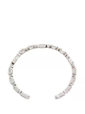 Valentino Garavani Ovalette Cuff Bracelet With Swarovski® Crystals - Silver