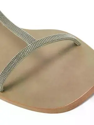 Brunello Cucinelli Monili-chain Embellished Thong Sandals