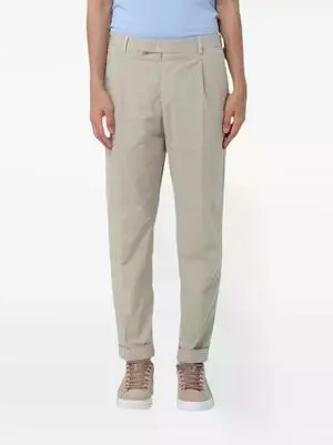 PT TORINO Pleated-detail Chino Trousers