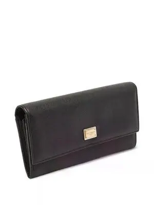 Dolce & Gabbana Logo Plaque Flap Wallet
