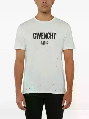 Givenchy Distressed Logo-print T-shirt