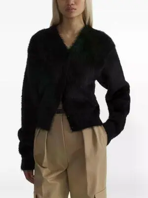 MUGLER Brushed Knit Cardigan