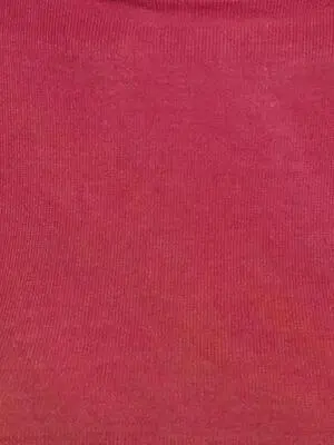 Brunello Cucinelli Pink Stretch-knit Mock Neck Short Sleeve Sweater
