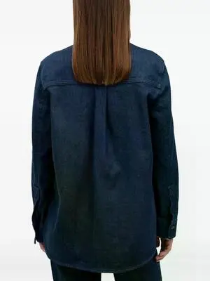 BOSS Button-up Chest-pocket Denim Jacket