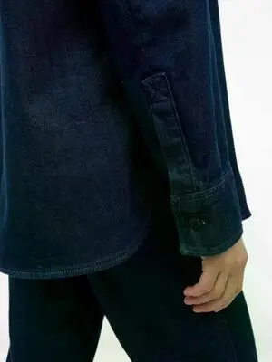 BOSS Button-up Chest-pocket Denim Jacket