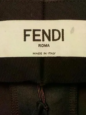 Fendi Straight-leg Satin Trousers