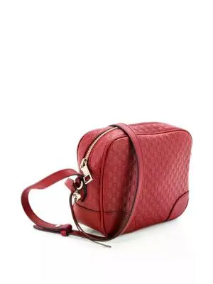 Gucci Bree Disco Microissima Leather Mini Crossbody Bag - Black