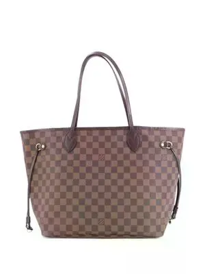 LOUIS VUITTON Damier Neverfull Mm Tote Bag - Brown