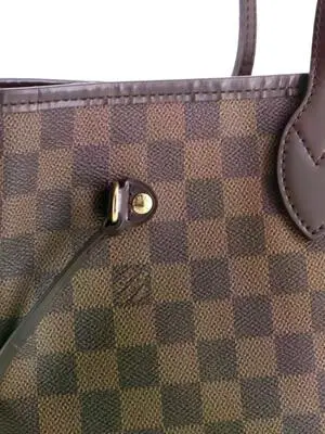LOUIS VUITTON Damier Neverfull Mm Tote Bag - Brown