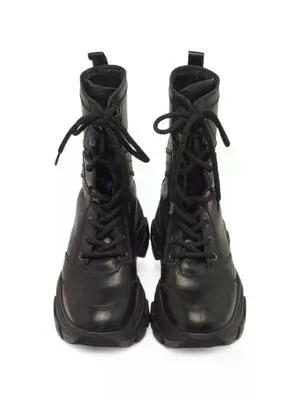 Prada Monolith Lace-up Boots