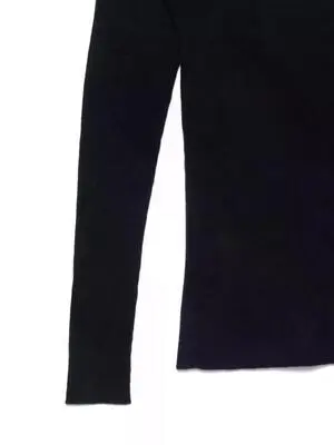 Majestic Filatures Ribbed Knit Turtleneck Long-sleeve Top