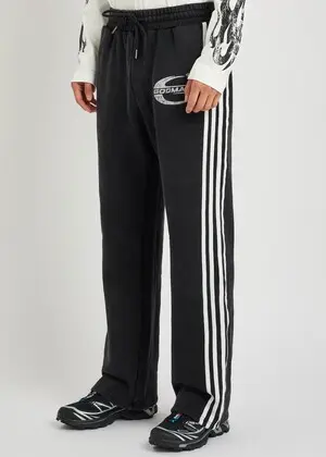 GODMADE Imperial Logo Striped Cotton Sweatpants