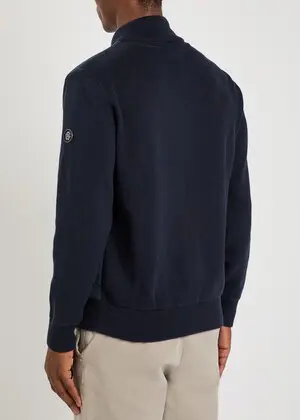 BOSS Levaio Quilted Cotton And Shell Bomber Jacket
