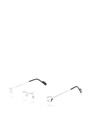 Cartier Decor C Rimless Glasses - Silver