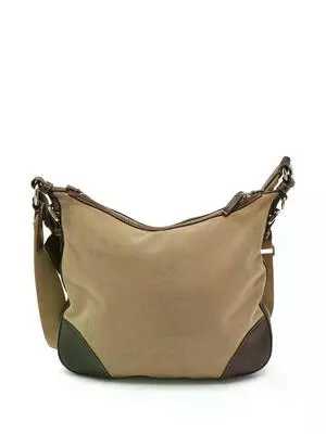 Prada Logo Jacquard Messenger Bag