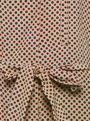 Stella McCartney Geometric-print Silk Coat