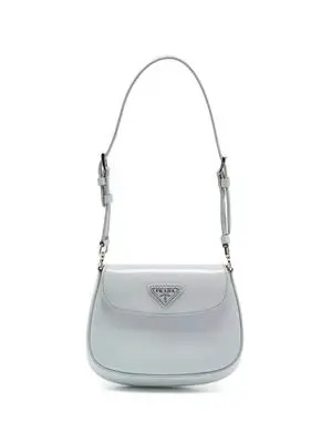 Prada Mini Cleo Spazzolato Leather Shoulder Bag
