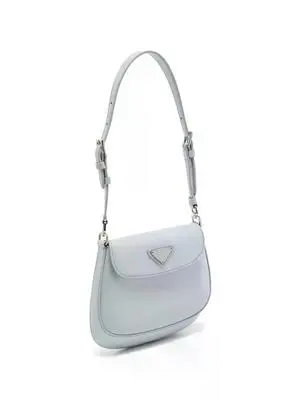 Prada Mini Cleo Spazzolato Leather Shoulder Bag