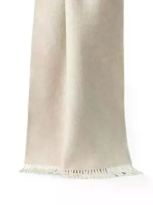 Brunello Cucinelli Wool And Cashmere Knit Scarf