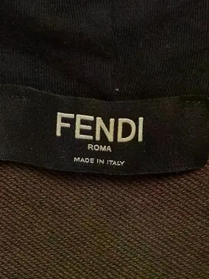 Fendi Logo Tape Hoodie
