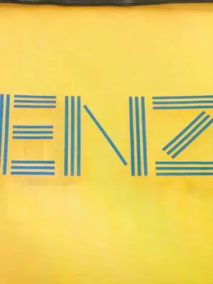 Kenzo Logo Print Mesh Pouch