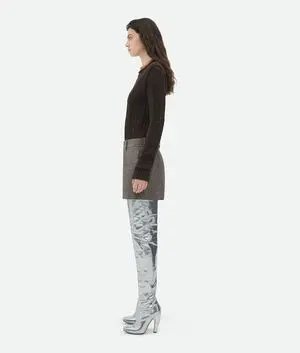 Bottega Veneta Mini Pleated Skirt