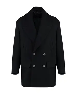 Giorgio Armani Double-breasted Tailored Coat