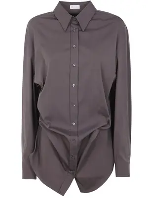 Brunello Cucinelli Long-sleeved Buttoned Shirt