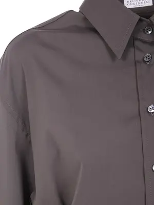 Brunello Cucinelli Long-sleeved Buttoned Shirt