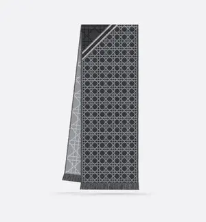 Dior Striped Cannage Scarf