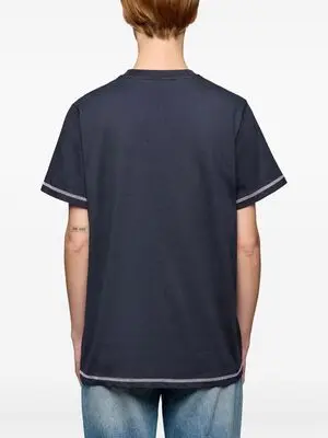 GANNI Raspberry Graphic Cotton T-shirt - Multicolor