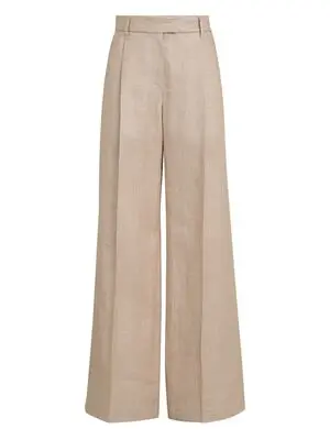 Brunello Cucinelli Tailored Wide Leg Trousers - Multicolor