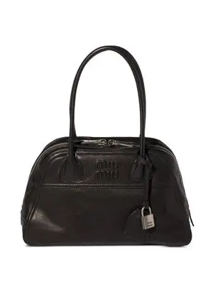 Miu Miu MIU MIU Vivant Regular Leather Handbag Multicolor